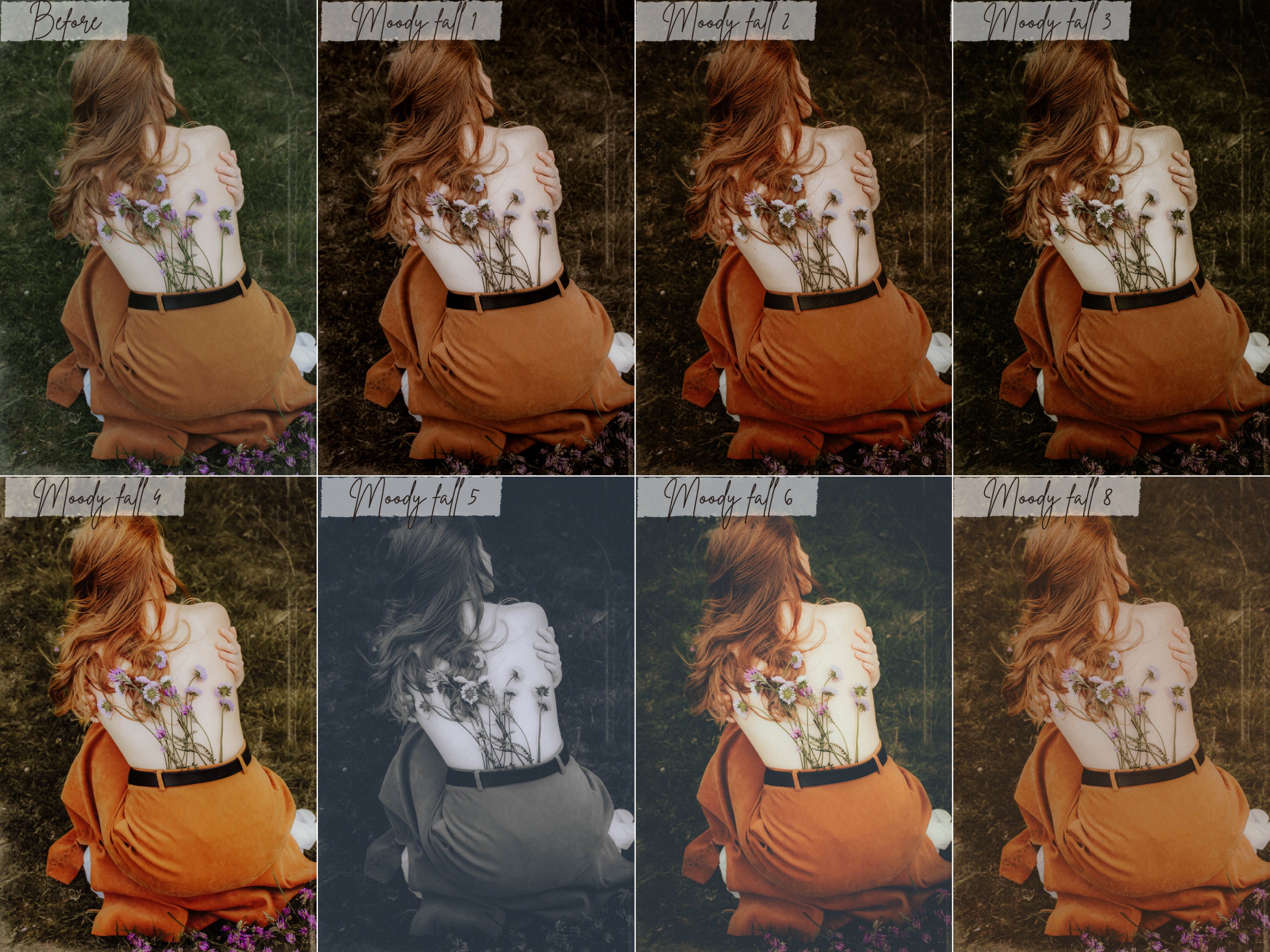 20 MOODY FALL Lightroom Mobile & Desktop Presets, Dark Aesthetic ...