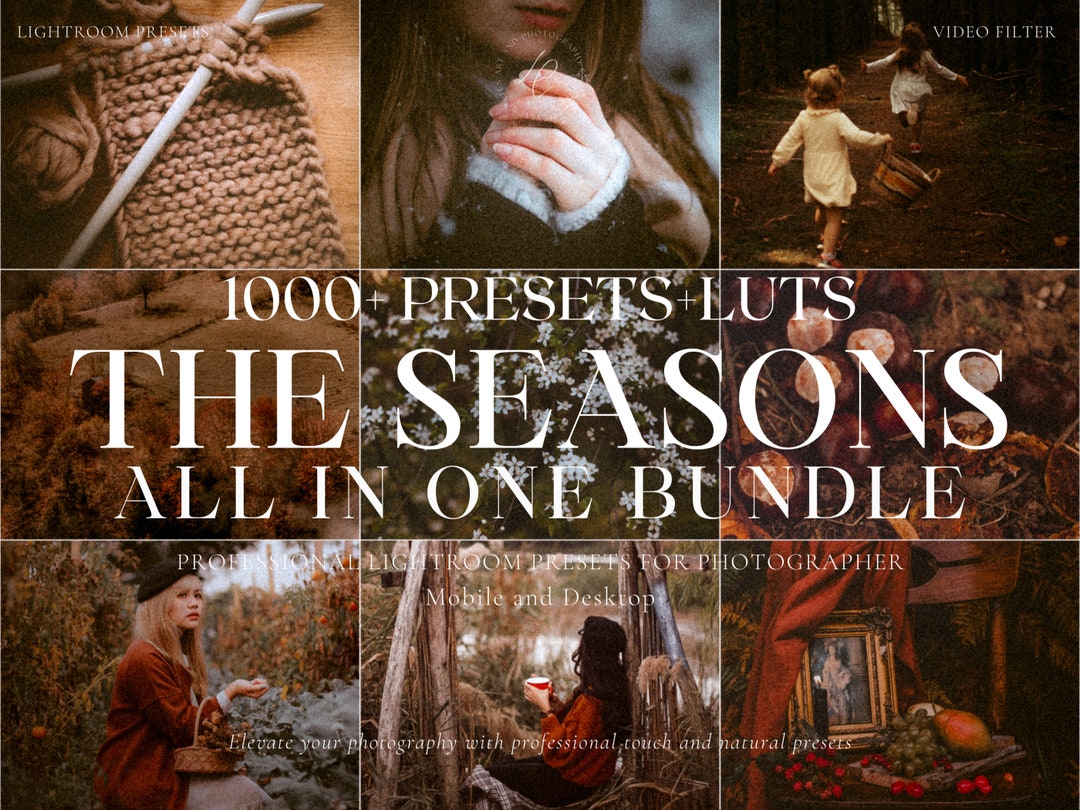 1000 THE SEASONS Bundle Presets Winter and Christmas - Etsy