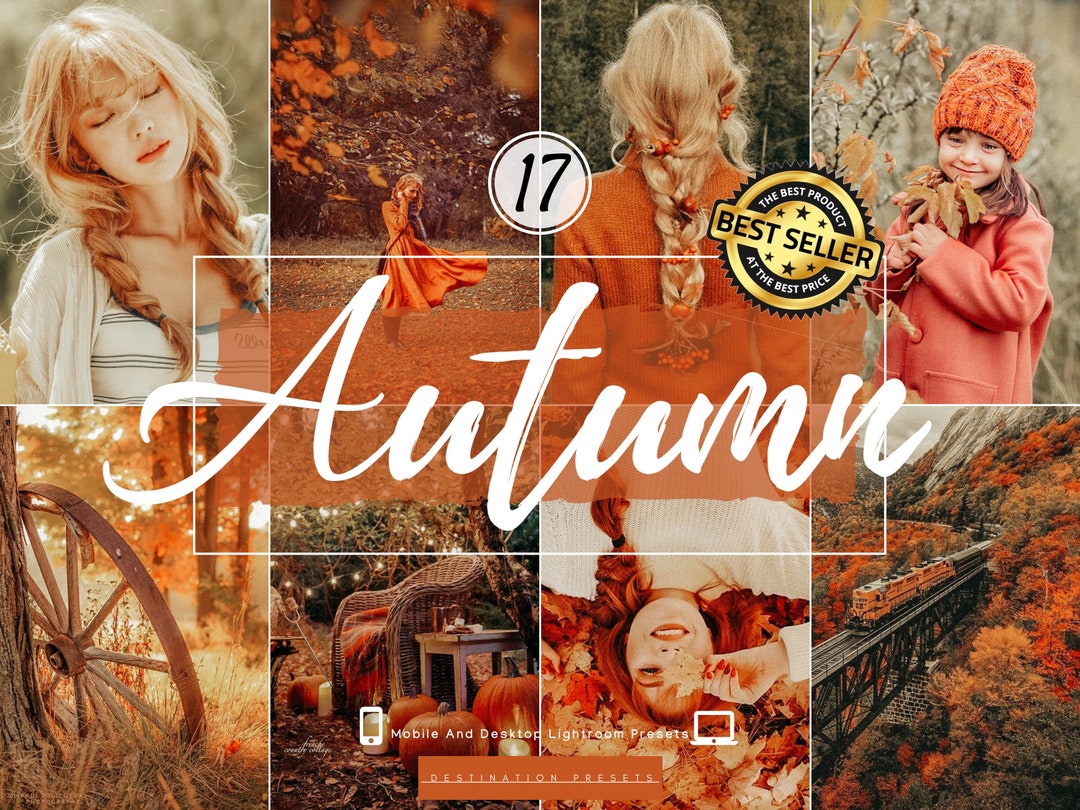 17 AUTUMN Lightroom Mobile Presets and Desktop, Fall Presets for ...