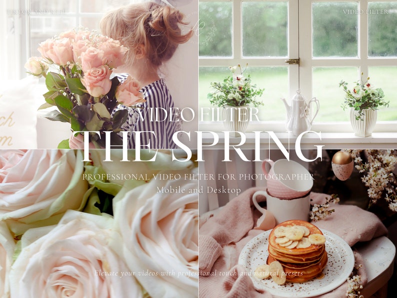350 SPRING Luts Video Filter Bundle, Aesthetic Filter for Instagram ...