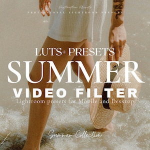20 SUMMER AESTHETIC Video Filter and Lightroom Presets, Travel Presets ...