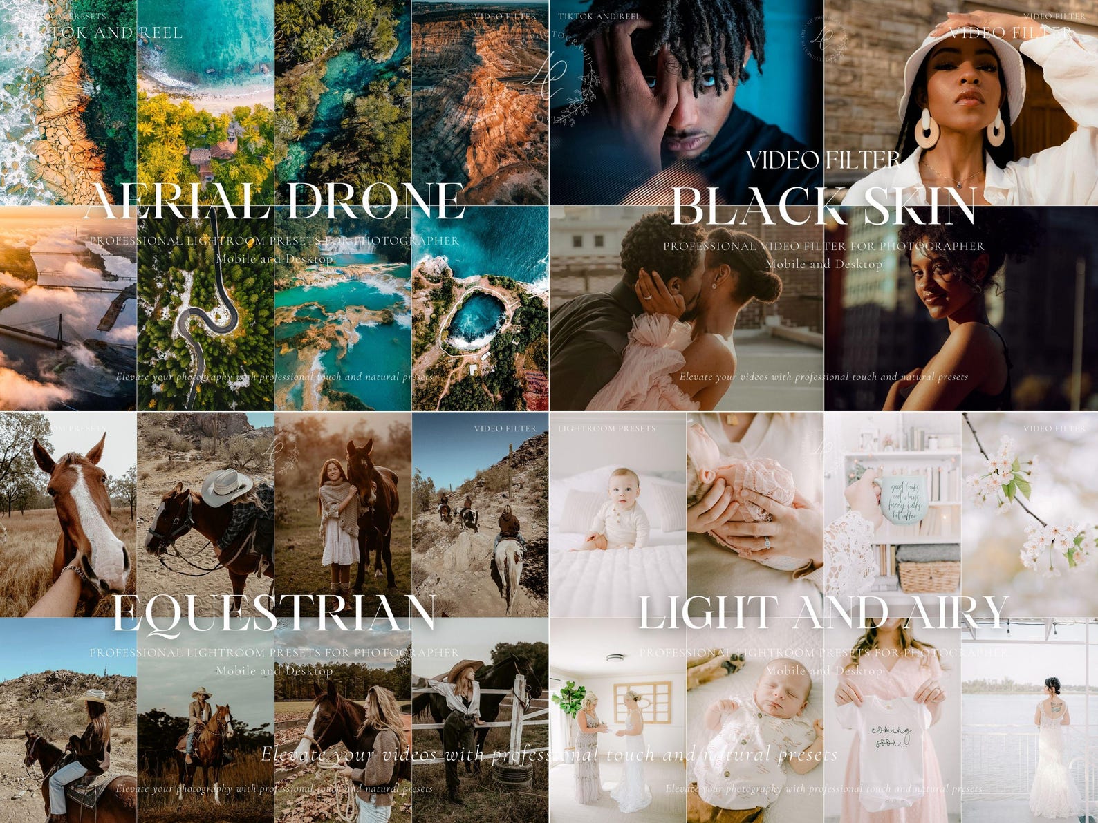 250+ CINEMATIC LUTS Video Presets, Video and Photo Color Grading, Film ...