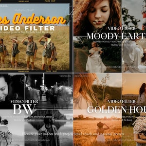 250+ CINEMATIC LUTS Video Presets, Video and Photo Color Grading, Film ...
