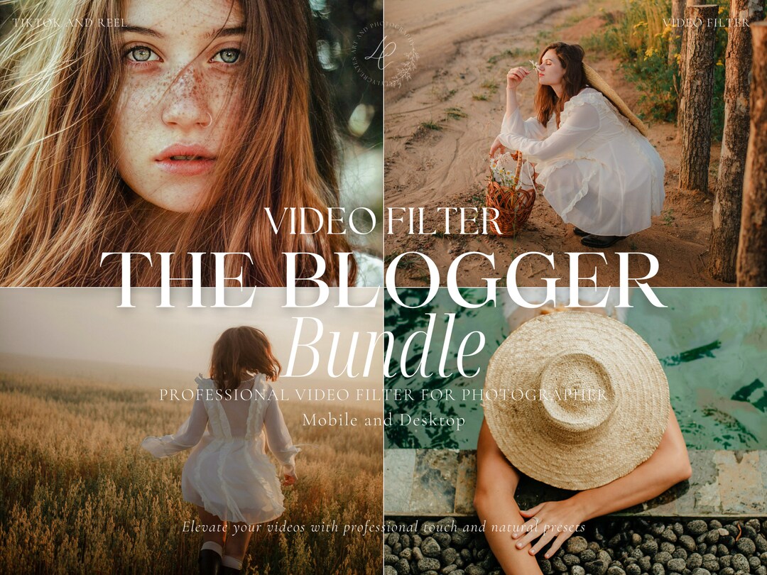 450+ NATURAL Luts Video Filter Bundle, Aesthetic Filters, Blogger Filters, Video Color Grading ...