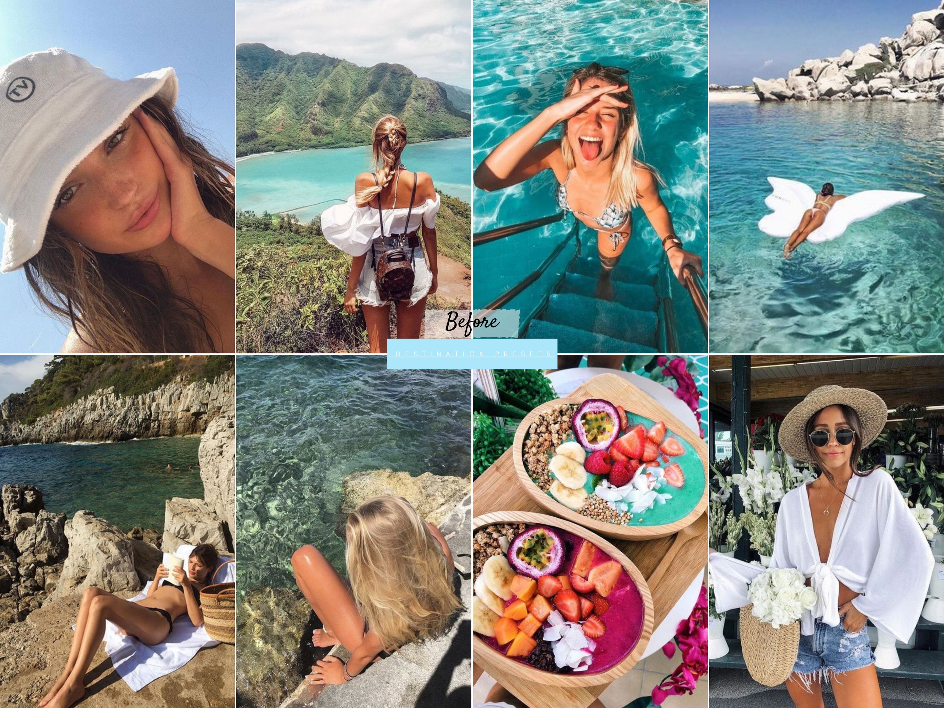 15 SUMMER Presets Lightroom Mobile & Desktop Summer Presets Instagram ...