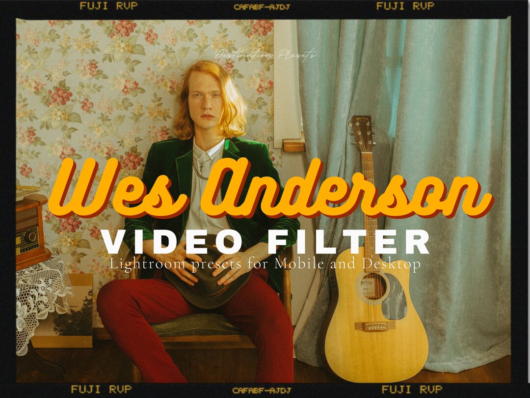 WES ANDERSON Video Filters Bundle Film Luts Video Presets - Etsy