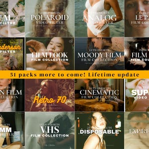 600+ CINEMATIC LUTS Video Presets, Video and Photo Color Grading, Film ...