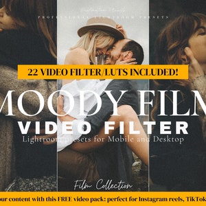 300+ DARK MOODY BUNDLE Lightroom Mobile & Desktop Presets, Dark Influencer Presets, Black ...