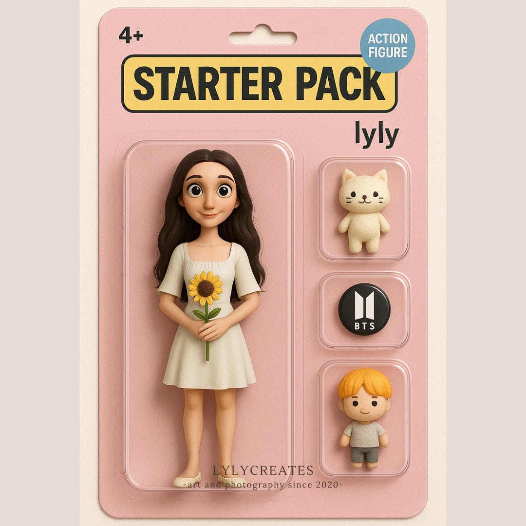 Custom Starter Pack Portrait, Personalized Portrait 3D Blister Toy Art ...
