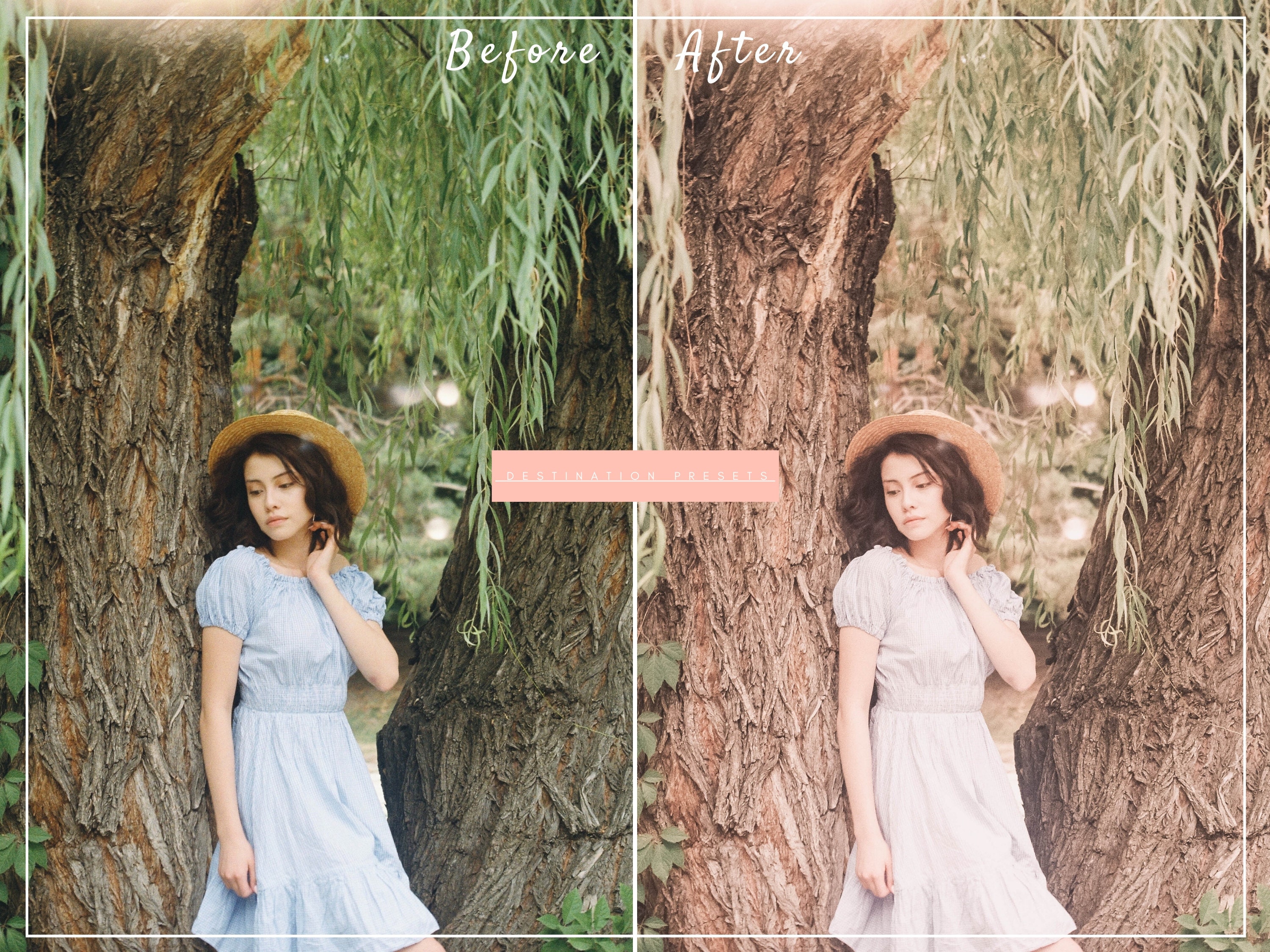 10 Pink Gold Lightroom Mobile Presets Pastel Pink Presets | Etsy