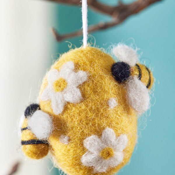Needle Felted Bumble Bee - Etsy UK