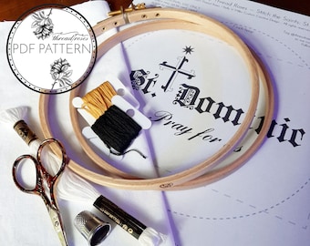 Saint Michael the Archangel, Stitch the Saints — Catholic Embroidery ...