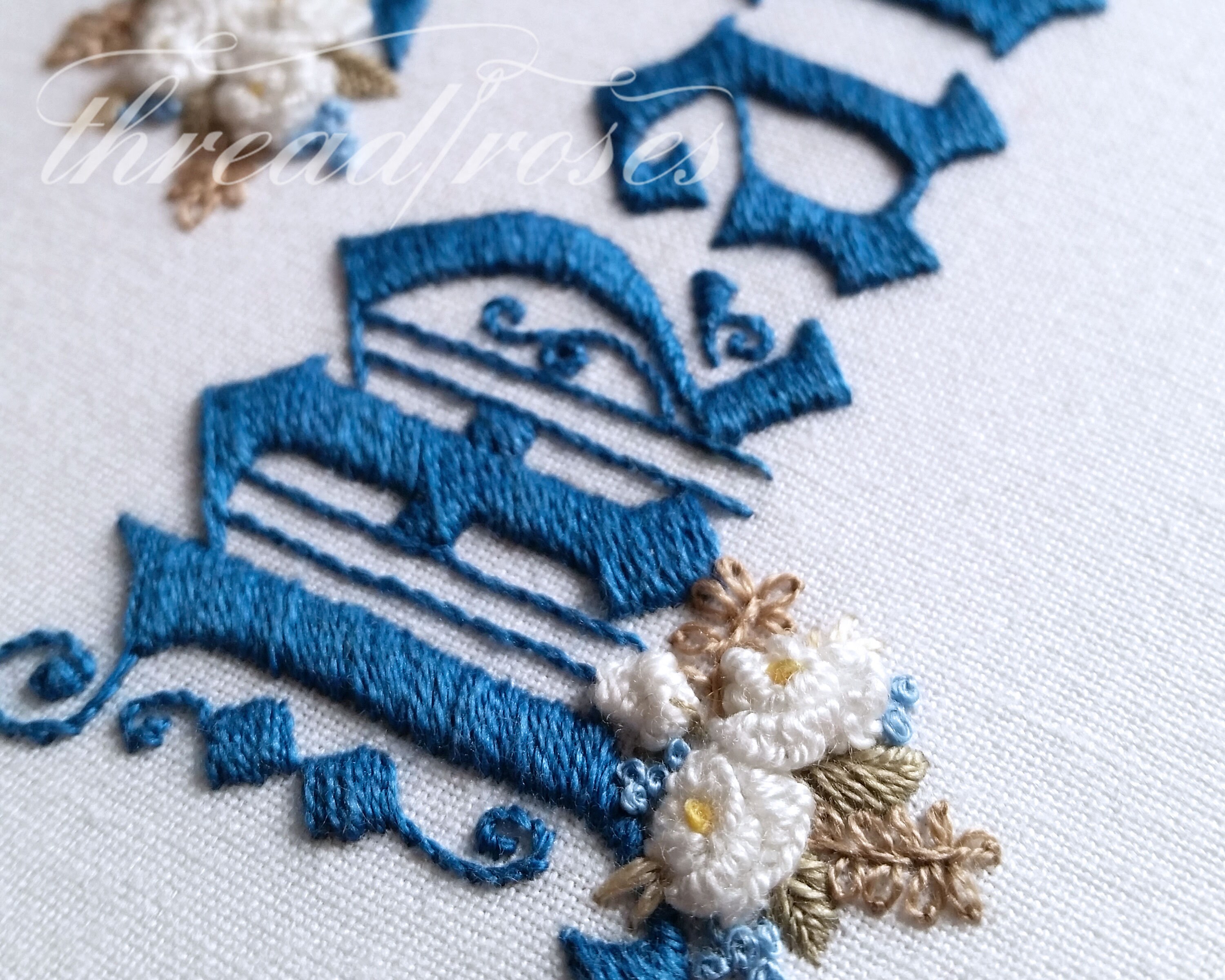 Ave Maria catholic Hand Embroidery Pattern - Etsy Australia
