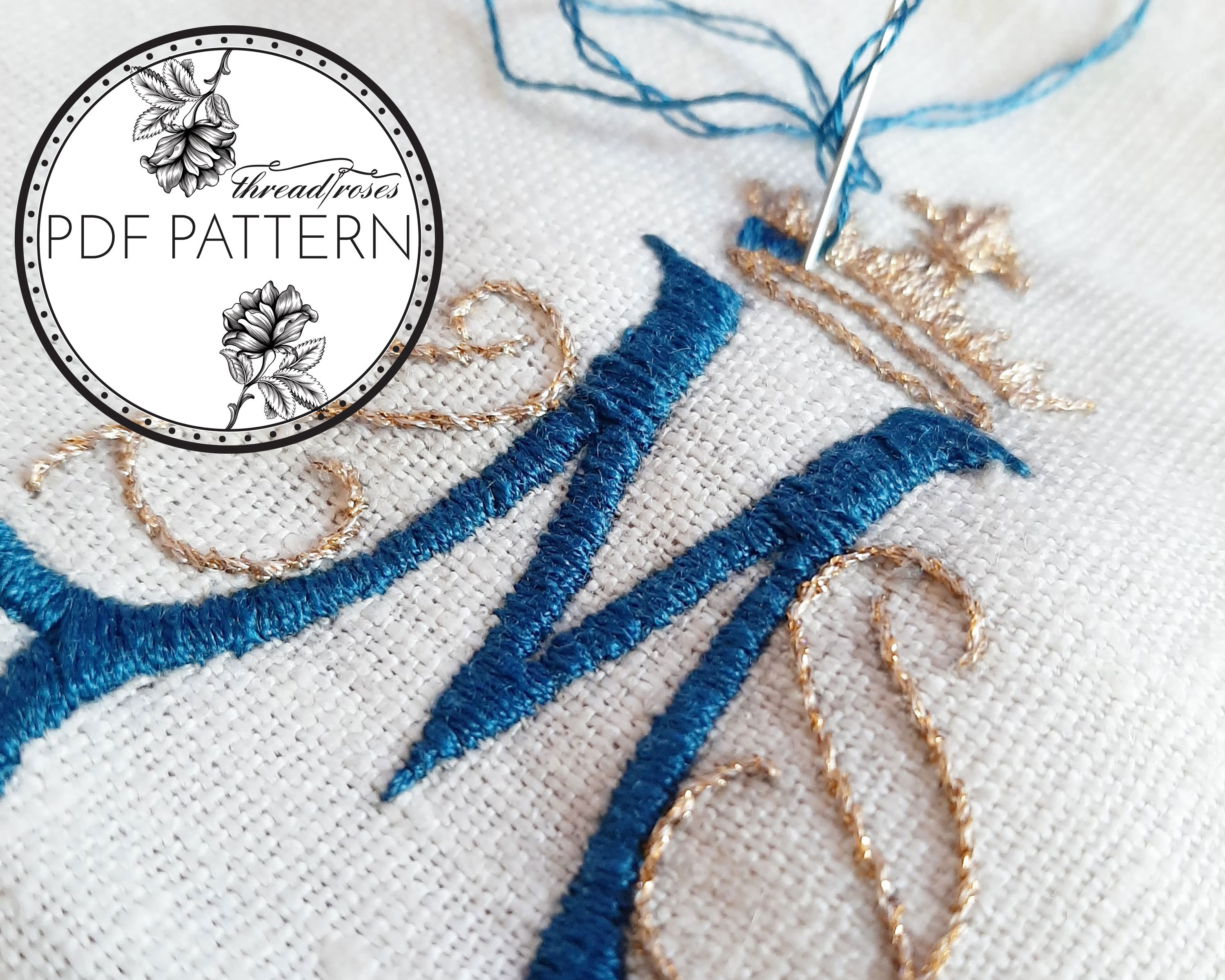 Auspice Maria - Catholic Embroidery Mini Pattern - Etsy