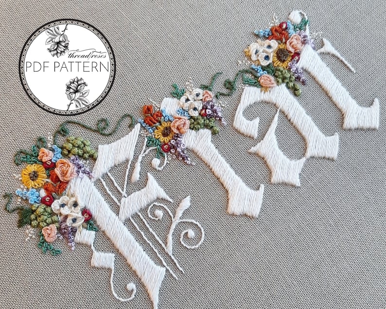 Fiat Catholic Hand Embroidery Pattern - Etsy