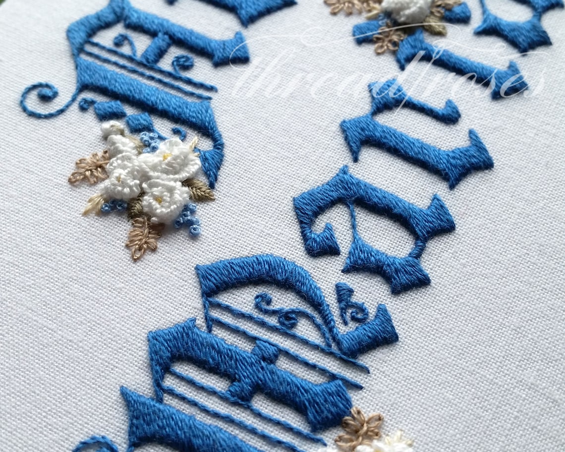 Ave Maria — catholic Hand Embroidery Pattern - Etsy