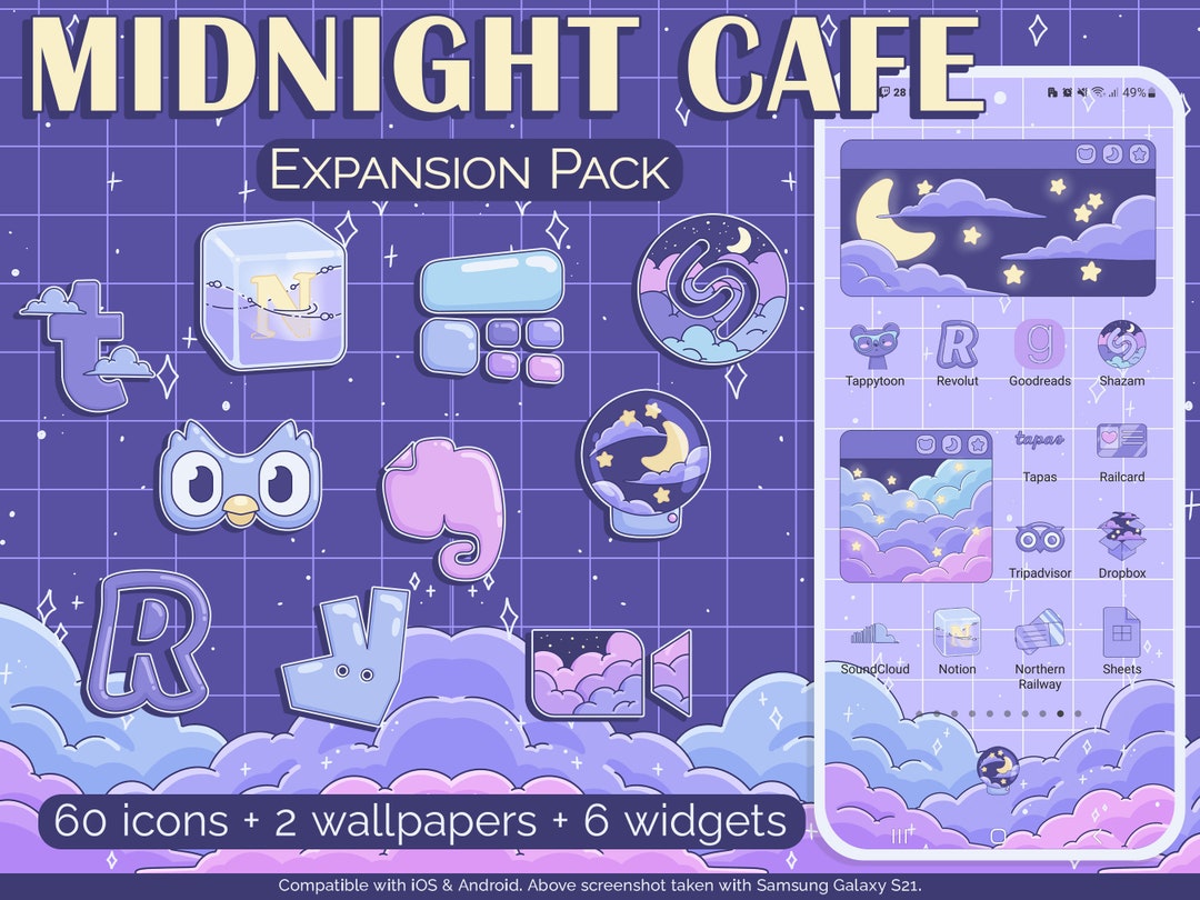 Midnight Café EP: Dreamy Desert Wallpapers, Icons and Widgets for Ios ...