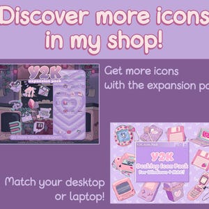 Y2K Aesthetic Icon Pack for Ios, Android & Tablet Wallpapers Widgets ...