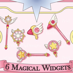Magical Girl Anime Aesthetic Icon Pack for Ios, Android & Tablet ...