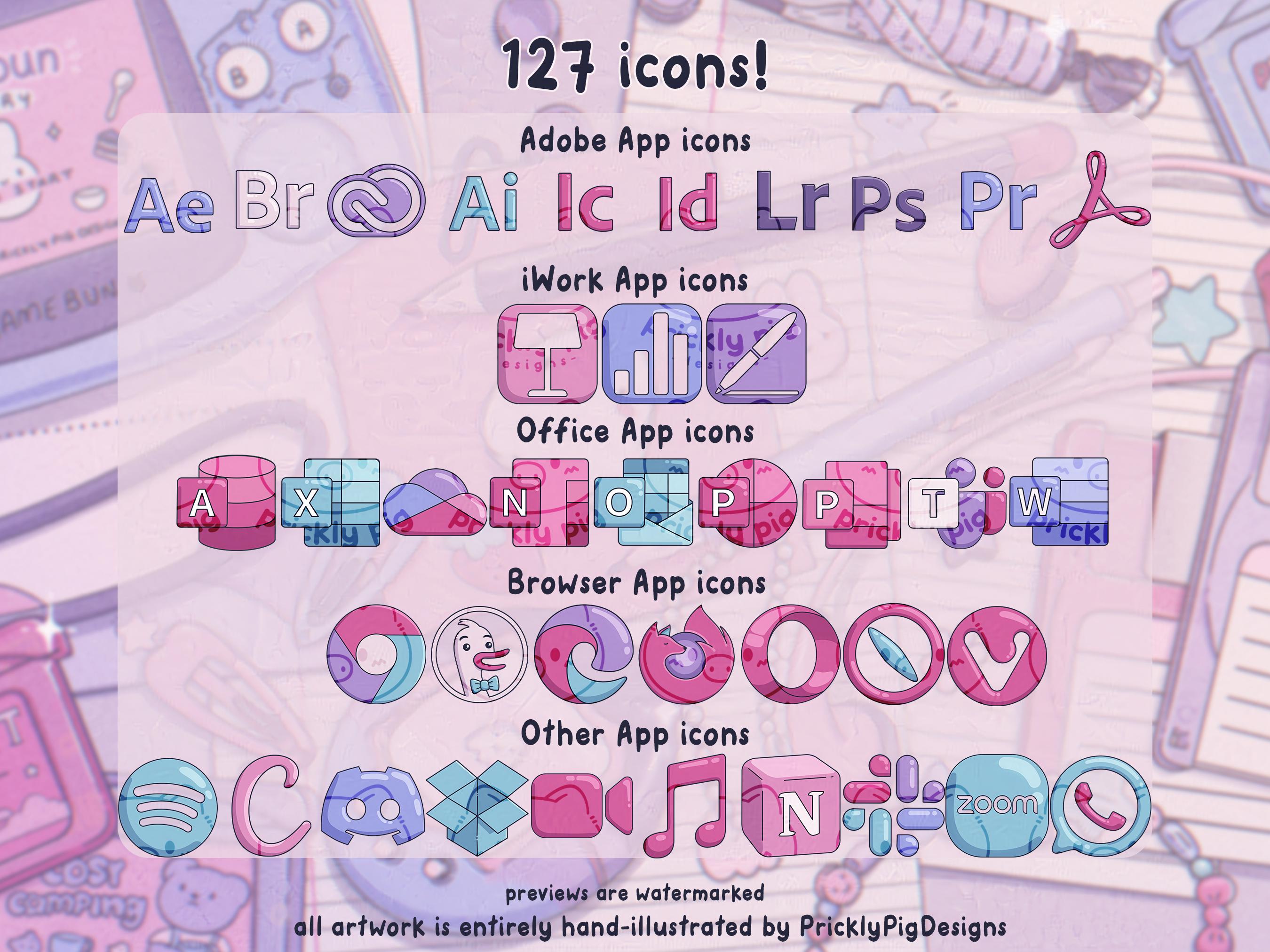 Y2K Desktop Icon Pack With 4k Wallpaper: 90s Nostalgia Gamer Theme for ...