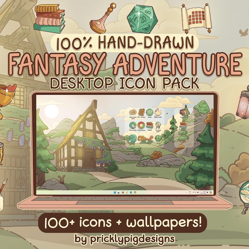 Desktop Wallpapers/icons - Etsy