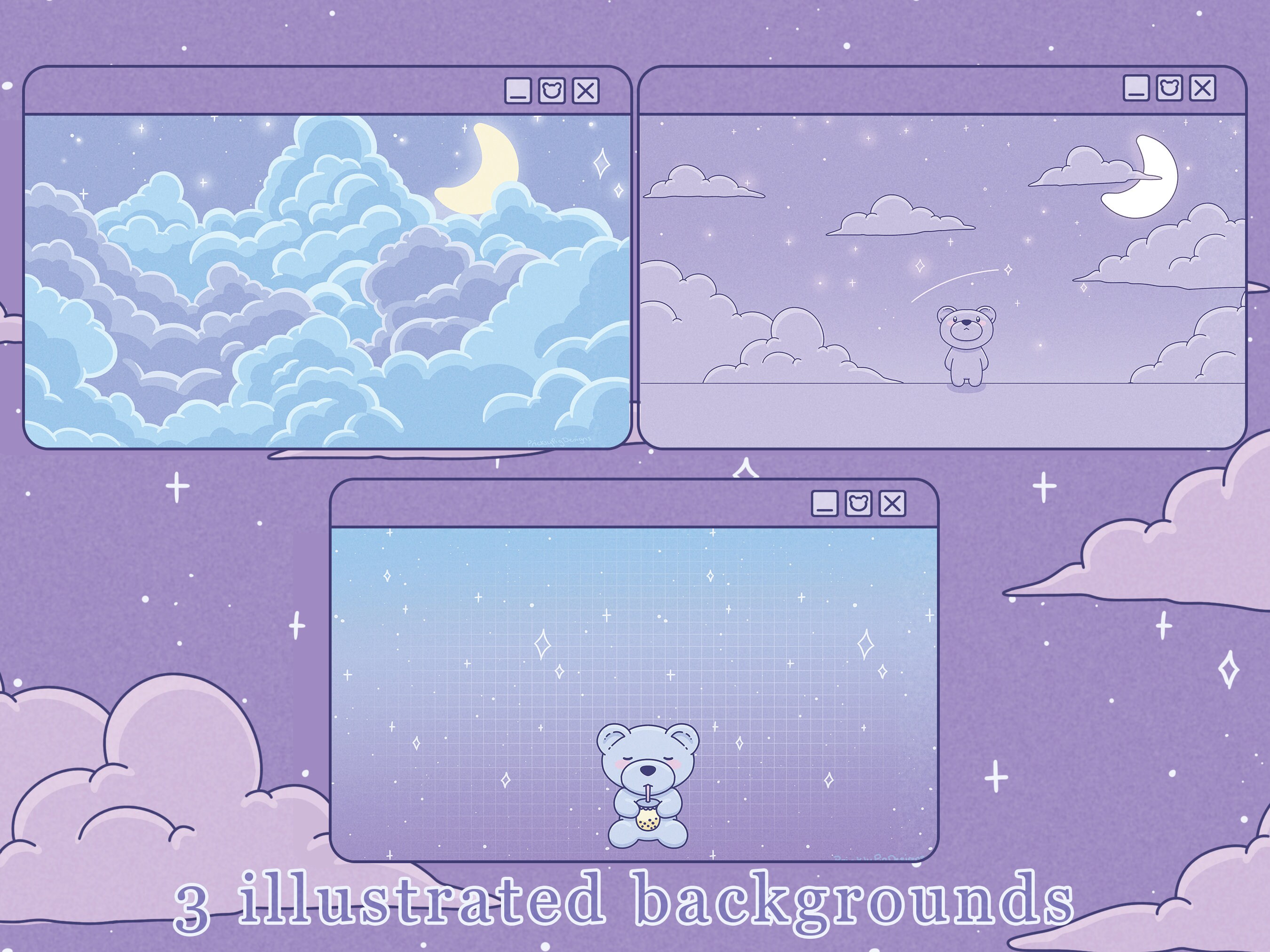 Dreamy Aesthetic Desktop Folder Icon Pack for Windows MAC - Etsy UK