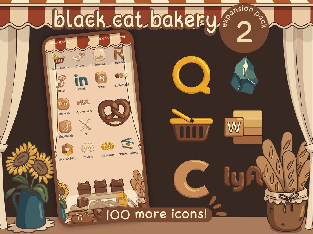 Black Cat Bakery Expansion Pack 2 for Ios, Android & Tablet, Wallpapers ...
