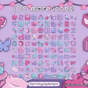 Y2K Aesthetic Icon Expansion Pack 2 for Ios Android & Tablet Wallpapers ...