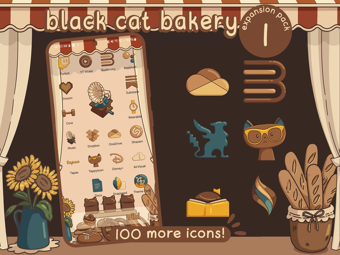 Black Cat Bakery Expansion Pack 1 for Ios, Android & Tablet, Wallpapers ...