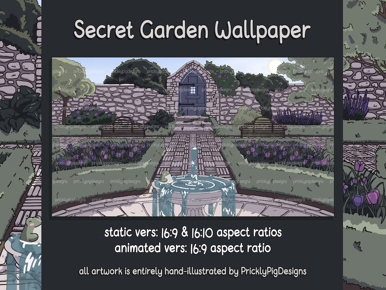 Secret Garden: Froggy Desktop Folder Icon & Live Wallpaper Pack for ...