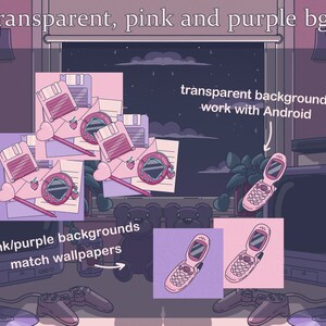 Y2K Aesthetic Icon Pack for Ios Android & Tablet Wallpapers - Etsy