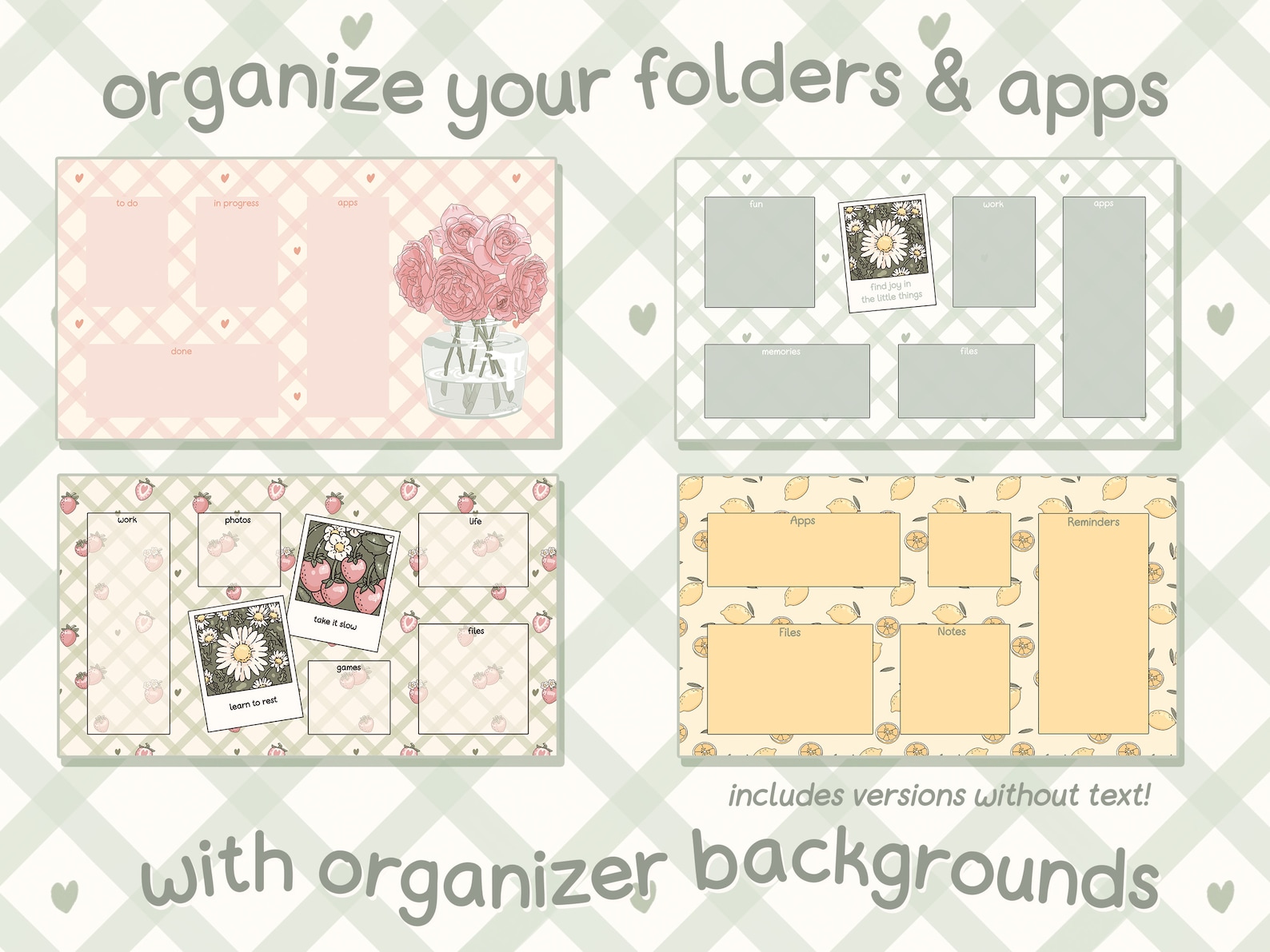 Cottagecore Desktop Icon Set: Floral Wallpaper Organizer Theme for ...