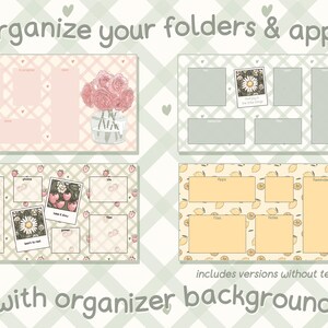 Cottagecore Desktop Icon Set: Floral Wallpaper Organizer Theme for ...