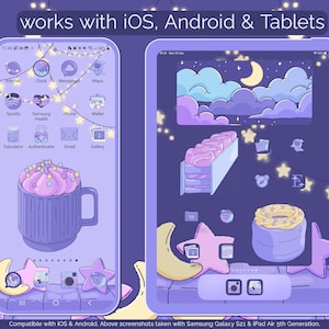 Midnight Cafe Icon Pack for Ios, Android & Tablet, Wallpapers, Widgets ...