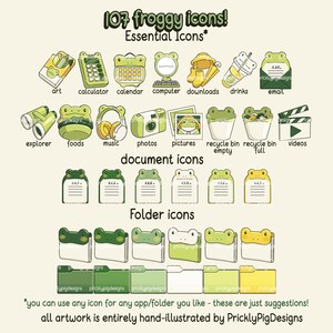 Froggy in the Rain Desktop Icon Pack for Windows & Mac, Wallpapers ...