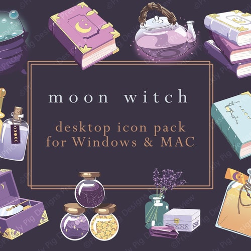 Dreamy Aesthetic Desktop Folder Icon Pack for Windows MAC - Etsy