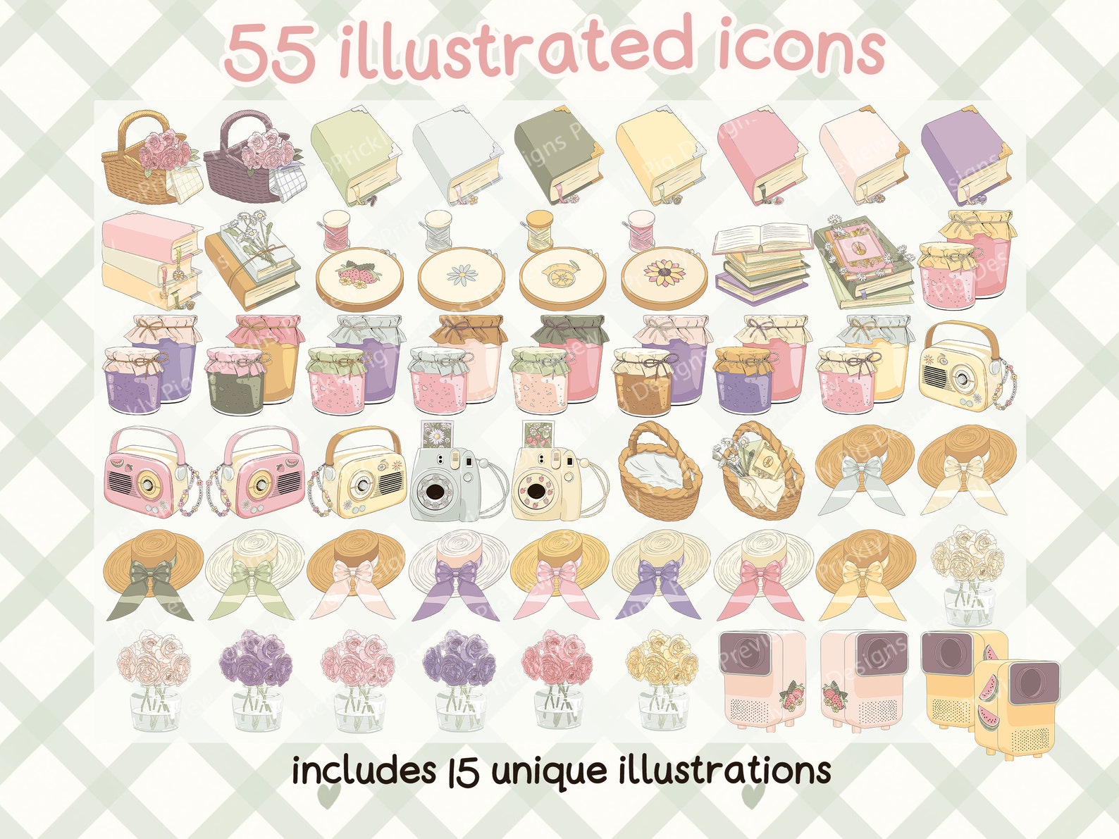 Cottagecore Desktop Icon Set: Floral Wallpaper Organizer Theme for ...