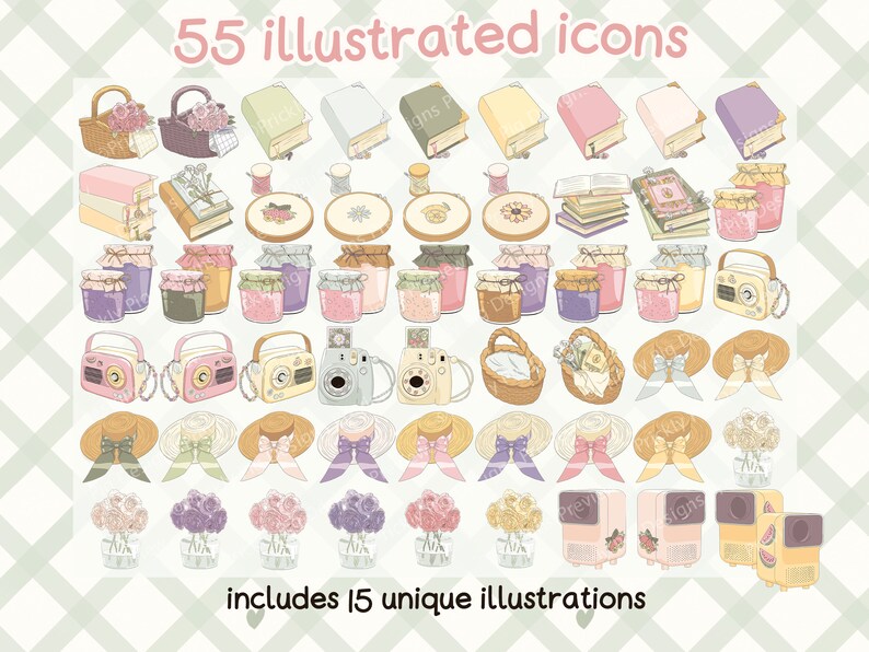 Cottagecore Desktop Icon Set: Floral Wallpaper Organizer Theme for ...