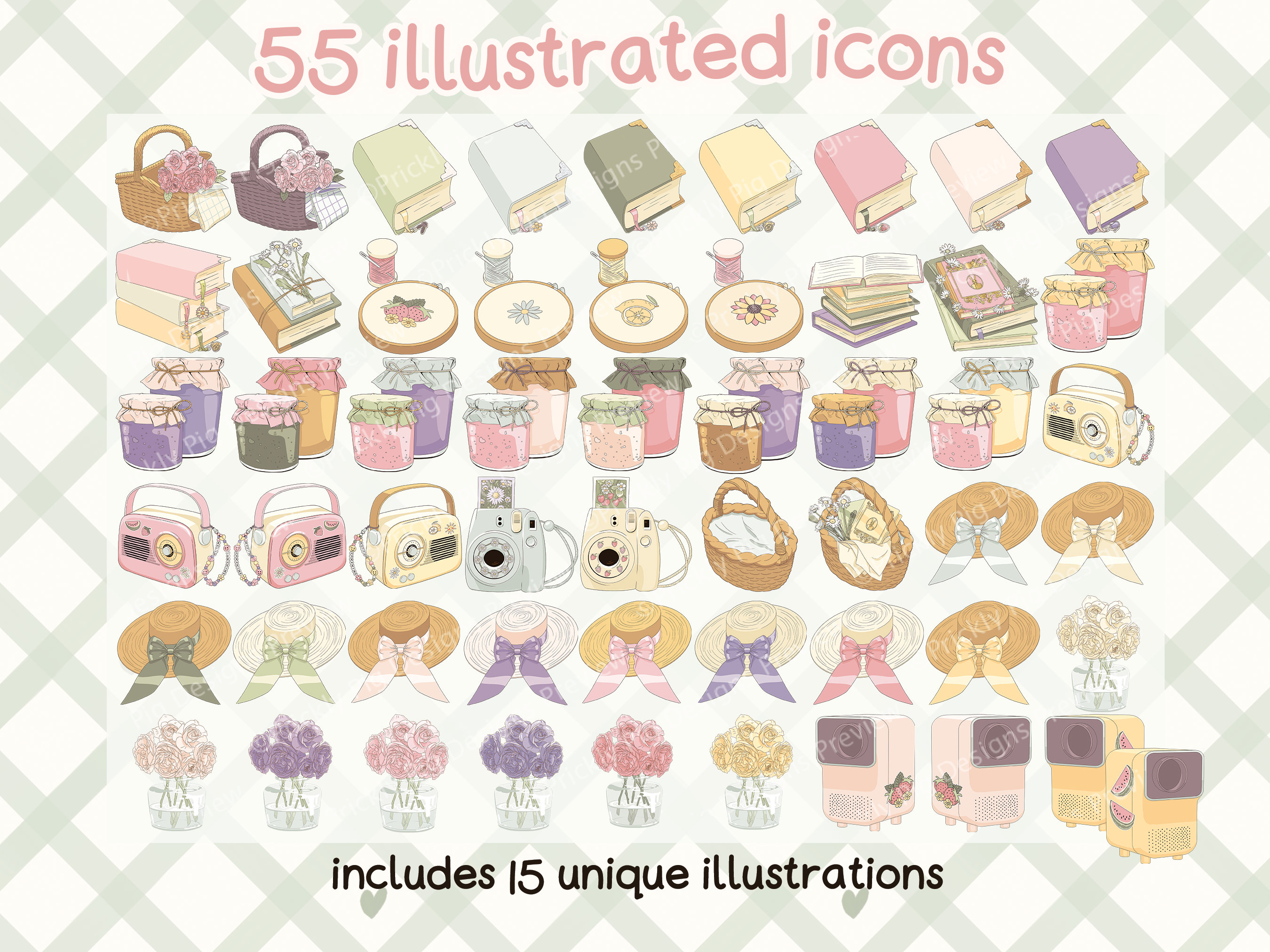 Cottagecore Desktop Icon Set: Floral Wallpaper Organizer Theme for ...