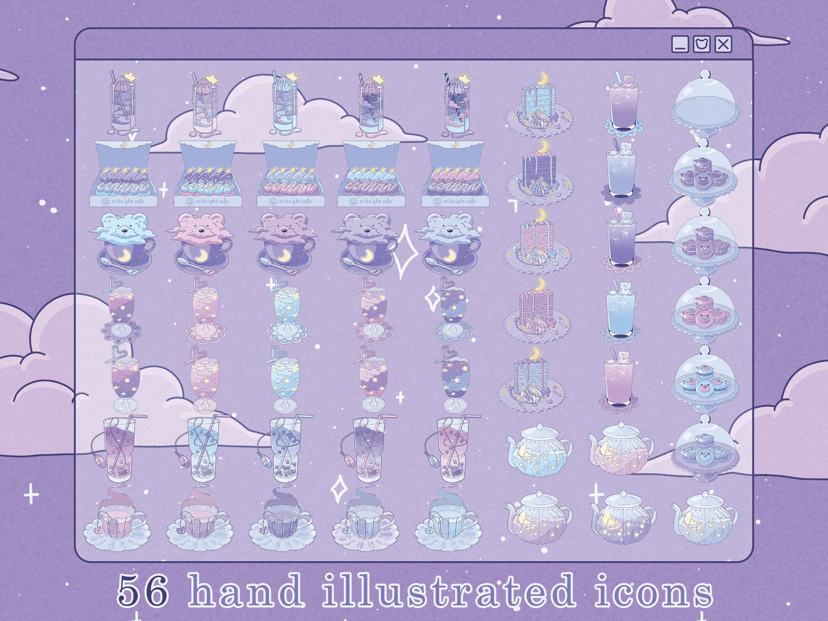 Dreamy Aesthetic Desktop Folder Icon Pack for Windows MAC - Etsy UK