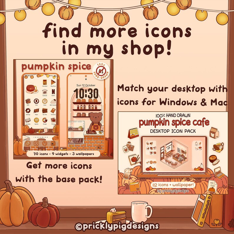 Pumpkin Spice Cafe EP2: Wallpapers, Icons and Widgets for Ios, Android ...