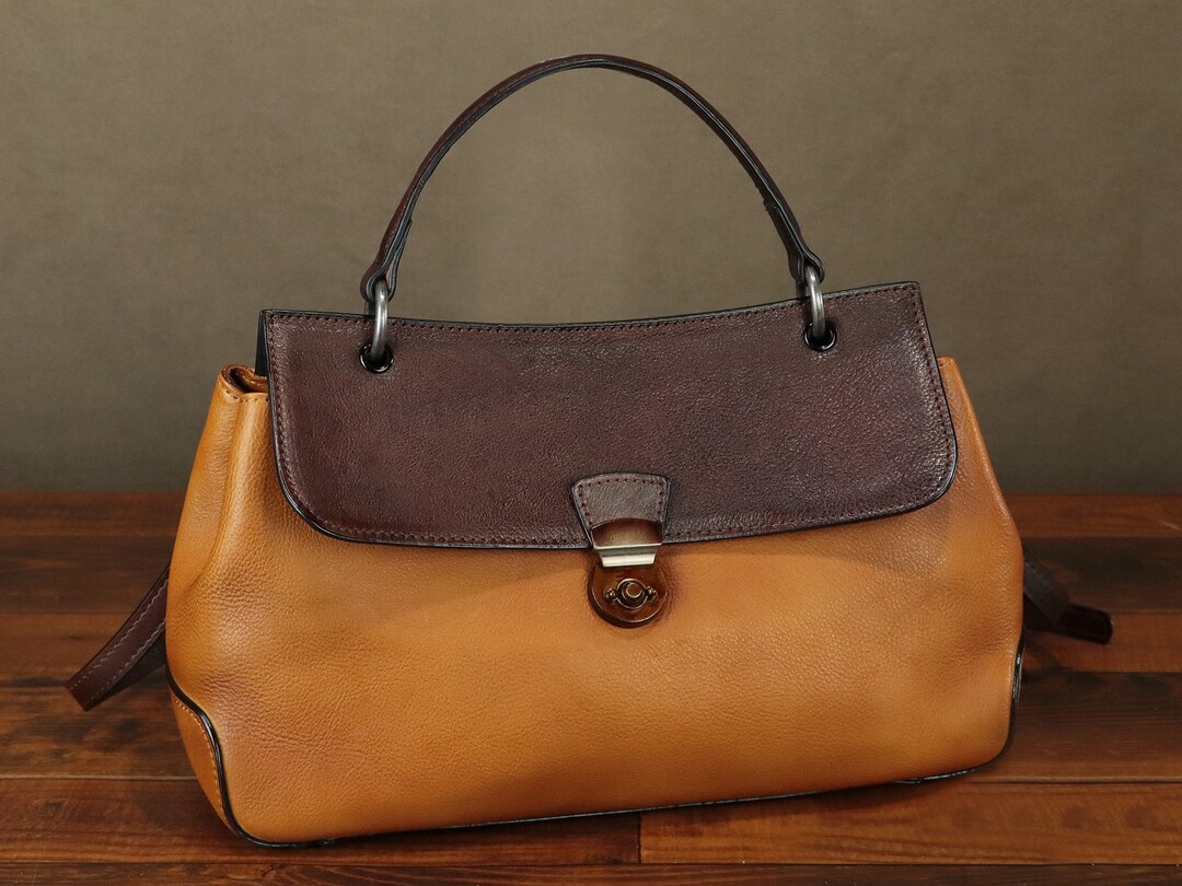 Genuine Leather Purses and Handbags for Women Vintage Handmade Shoulder ...