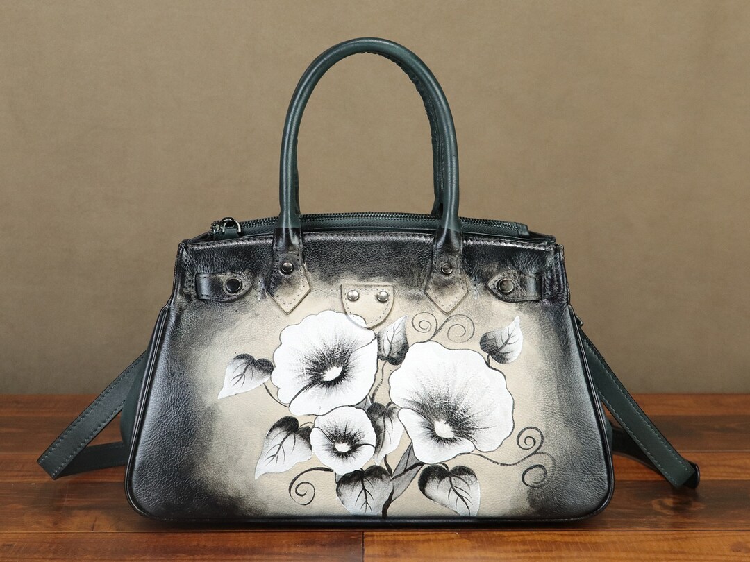 Genuine Leather Top Handle Shoulder Handbag Purse for Women Hand ...