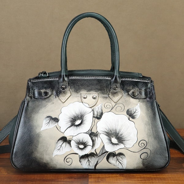 Hand Painted Handbag - Etsy