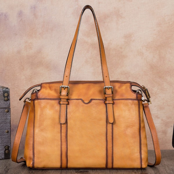 Genuine Leather Handbags - Etsy