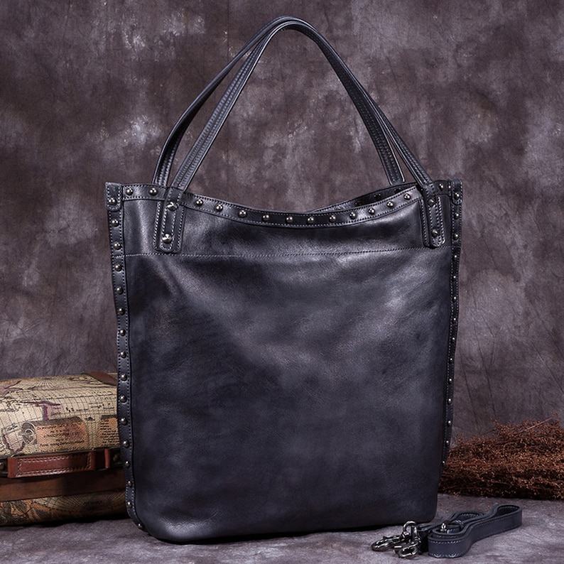 Genuine Leather Shoulder Bag for Women Vintage Handmade Top - Etsy