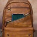 Genuine Leather Sling Bag Crossbody Hiking Daypack Vintage Handmade ...