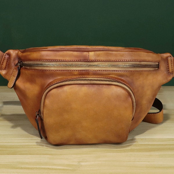 Leather Waist Bag - Etsy