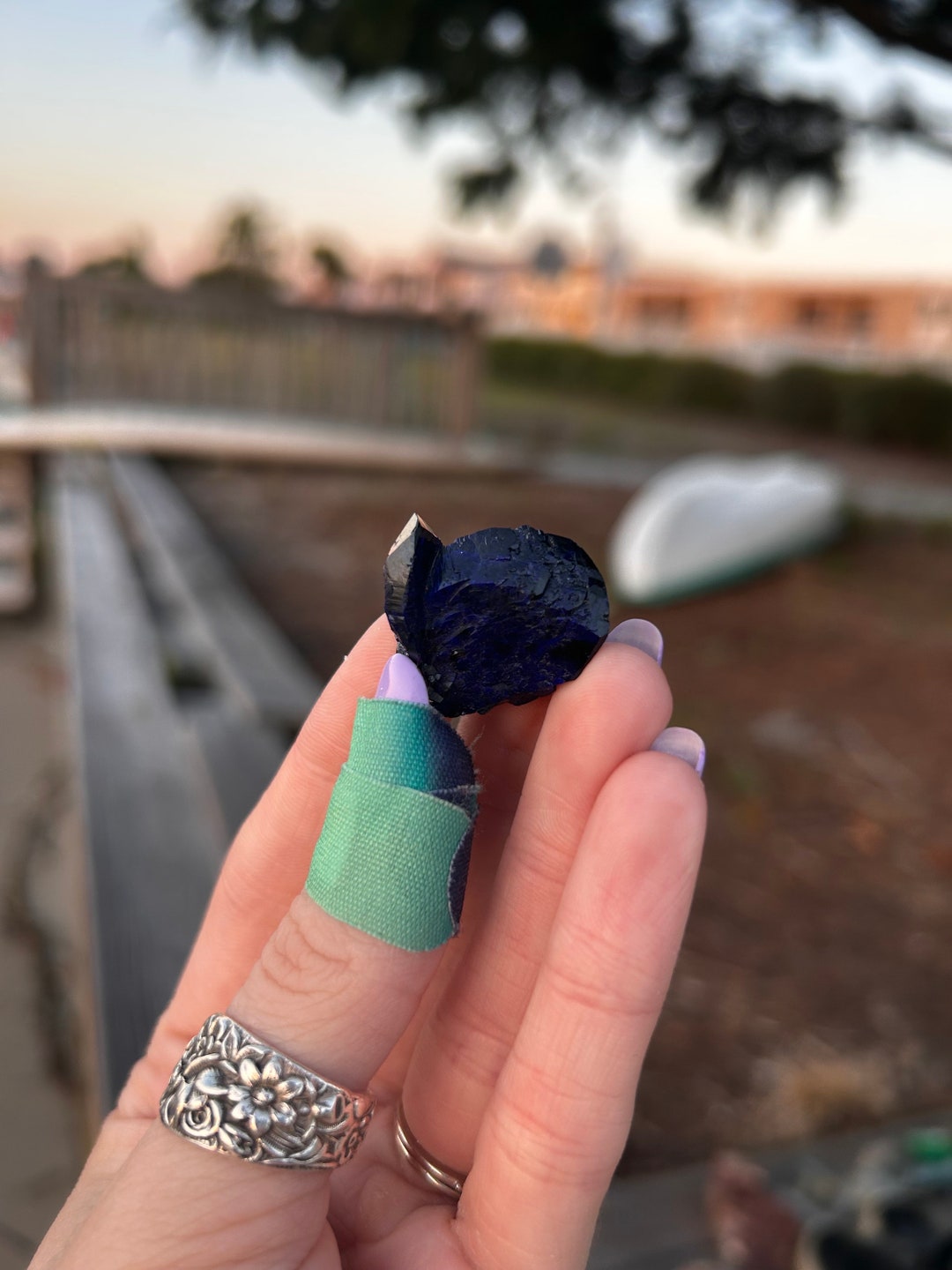 Terminated Azurite - Etsy