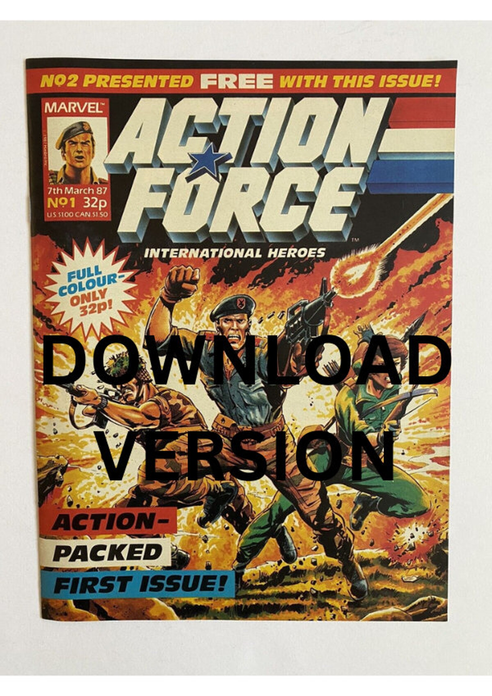 Action and Action Force Comics & Specials by DOWNLOAD - Etsy
